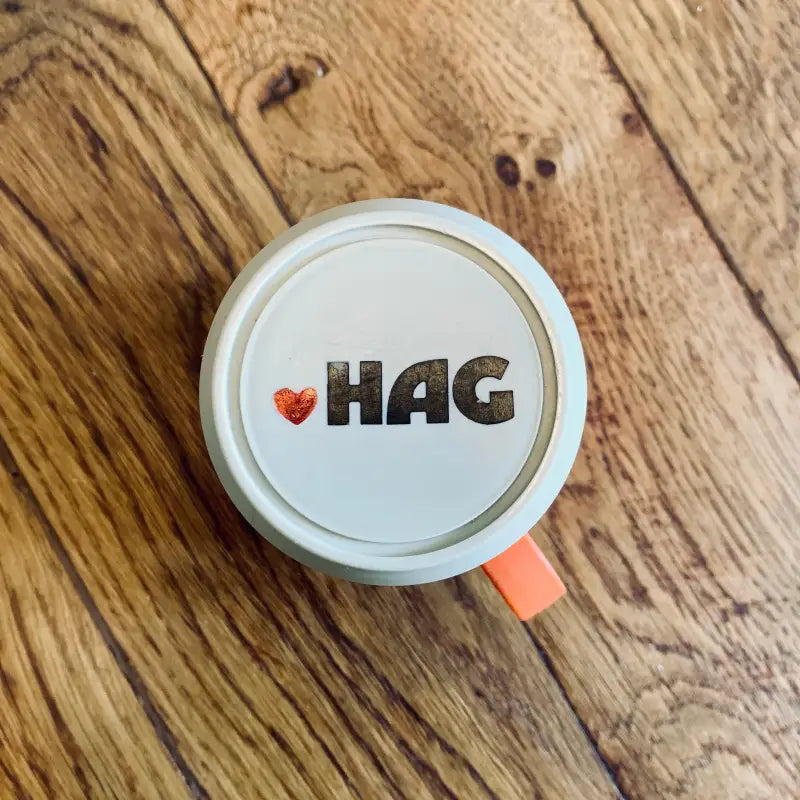 HAG Thermos Coffee Orange Design - Italy 1970 – Dispensa Vintage